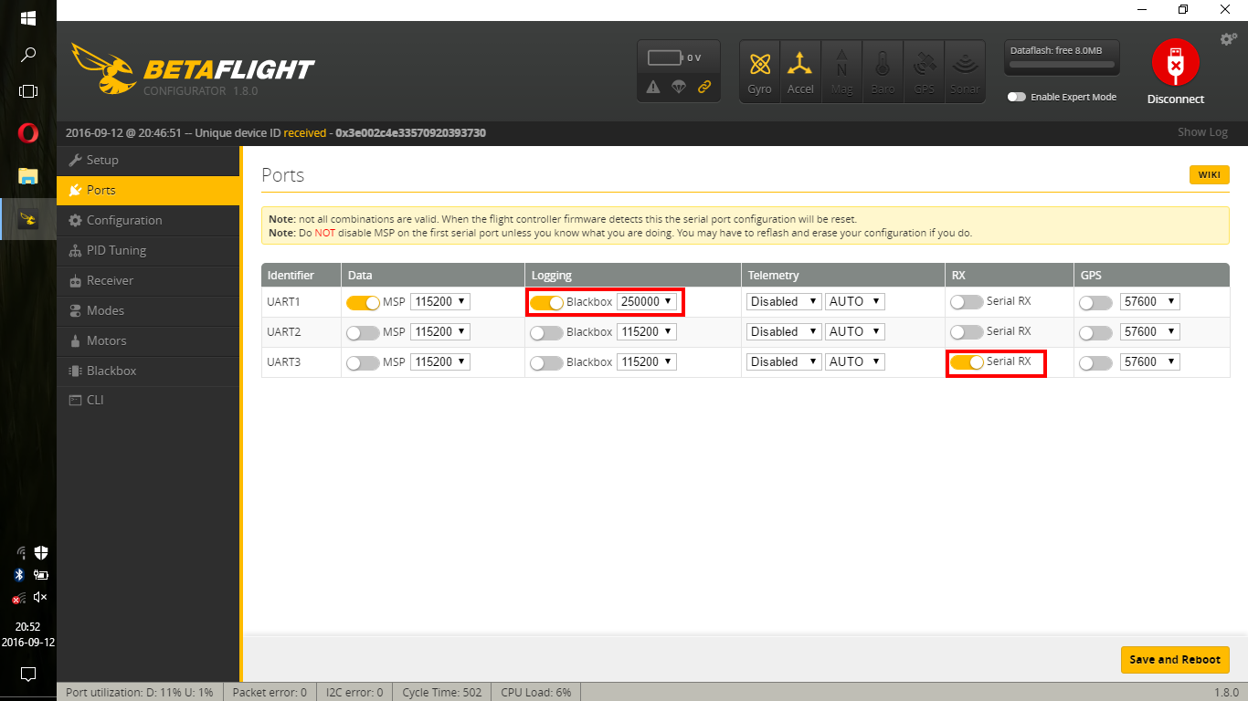 How to install and configure Betaflight » QuadMeUp