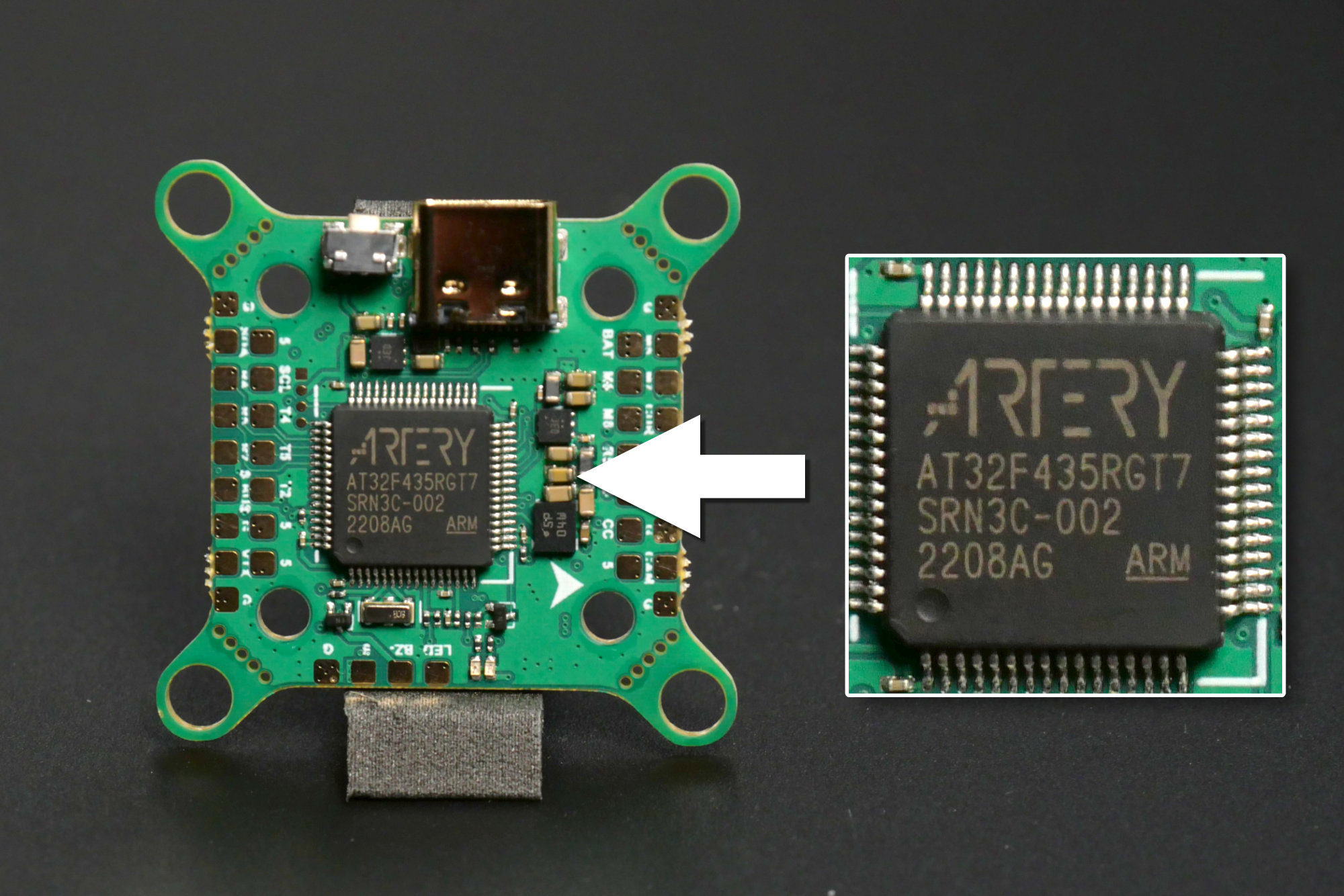 ArteryTek AT32 Flight Controller – NeutronRC F435 » QuadMeUp